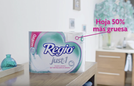 Papel Higiénico Regio Just 1 - Regio®